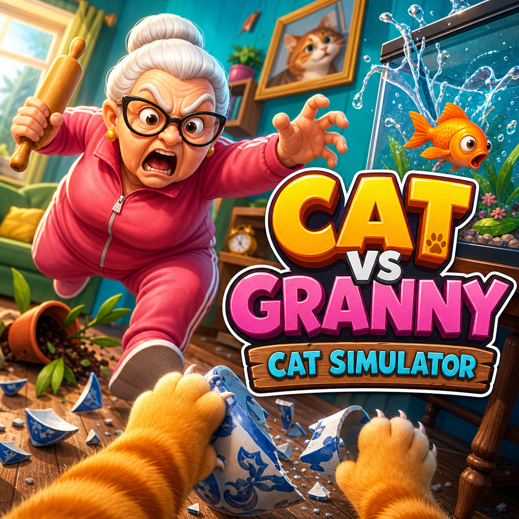 Cat vs Granny. Cat Simulator Game 🕹️ Play Free Online | PLIX.GG